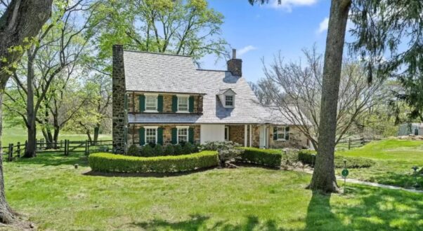 A Stone Manor on a 50-Acre Horse Farm in Berwyn